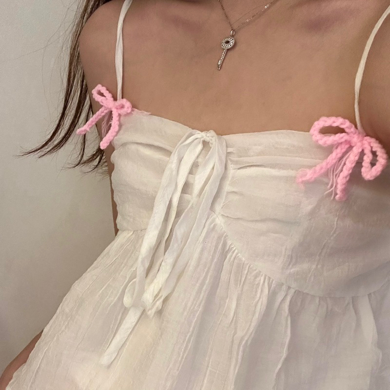 Jual crochet ribbon accessories deco coquette | Shopee Indonesia