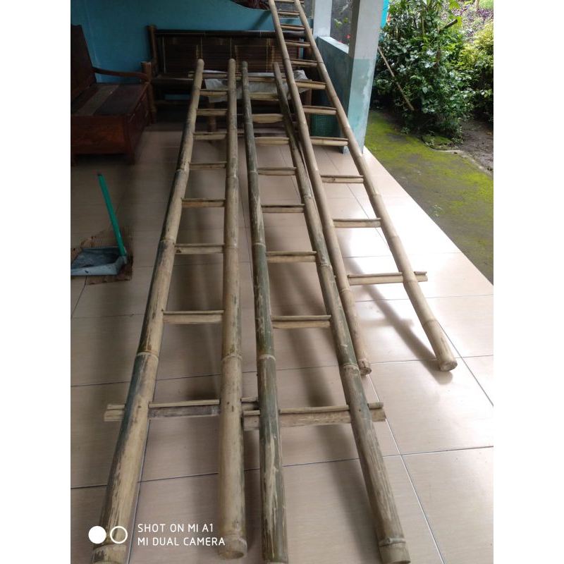 Jual Tangga bambu 7m | Shopee Indonesia