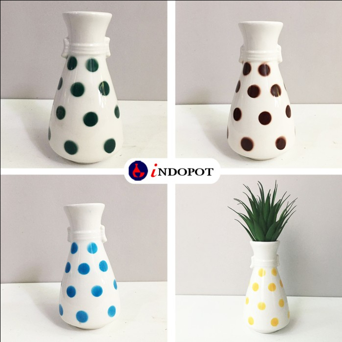 Jual Vas Bunga Keramik Unik Model Sake Dekorasi Rumah Estetik | Shopee ...
