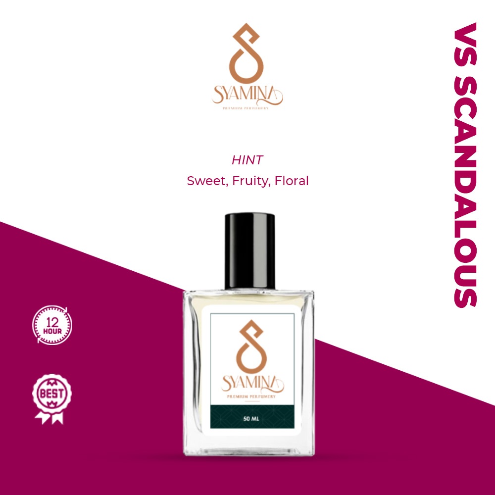 Jual SYAMINA parfum wanita inspired VS SCANDALOUS minyak wangi cewe ...