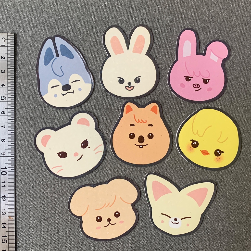 Jual SKZOO Stray Kids Fan Art - Die Cut Vinyl Sticker Hologram ...