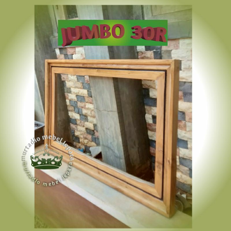 Jual FIGURA FOTO 30R/frame JUMBO/FIGURA KAYU JATI | Shopee Indonesia