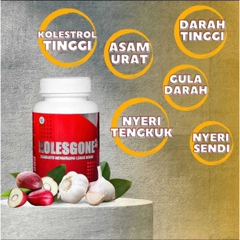 Jual Kapsul Kolesgone Original Obat Kolestrol Obat Asam Urat & Nyeri ...