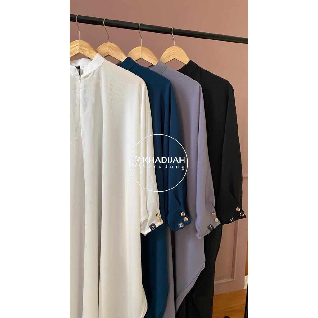 Jual Abaya Gamis Busui Friendly Kancing Bahan SnowSheer Zira By ...