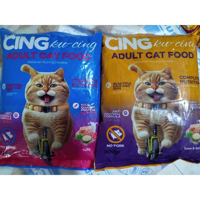 Jual CING ku-cing cat food 800gram | Shopee Indonesia