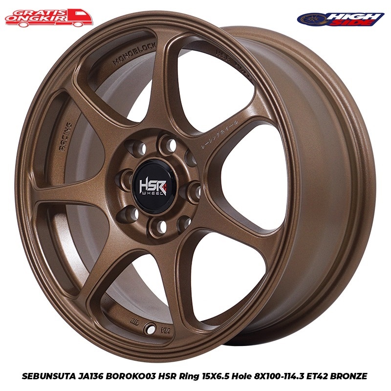 Jual Velg Hsr Sebunsuta Racing R15 Mobil Avanza,Mobilio,Honda Freed ...