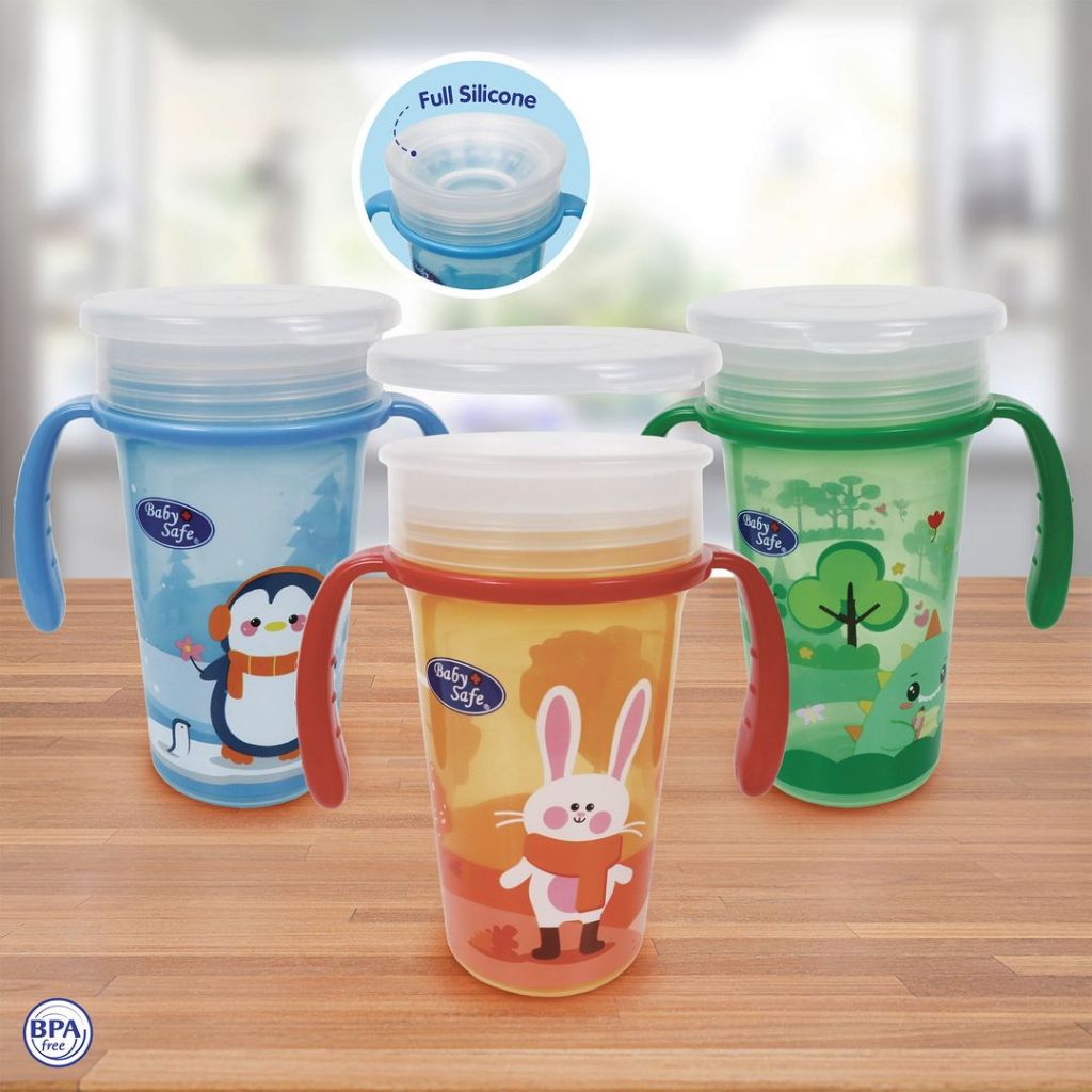 Jual Baby Safe gelas minum anak Sipper Cup 360 derajat JP038 | Shopee Indonesia