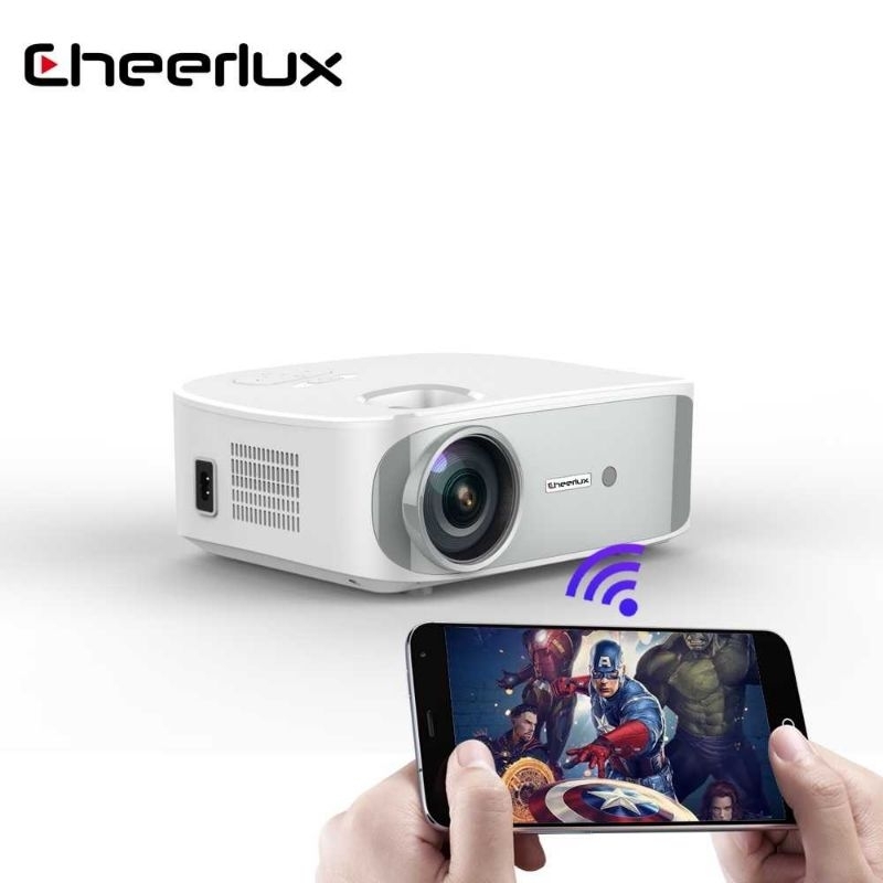Jual CHEERLUX Proyektor portable wireless 3800 Lumens - Support ...