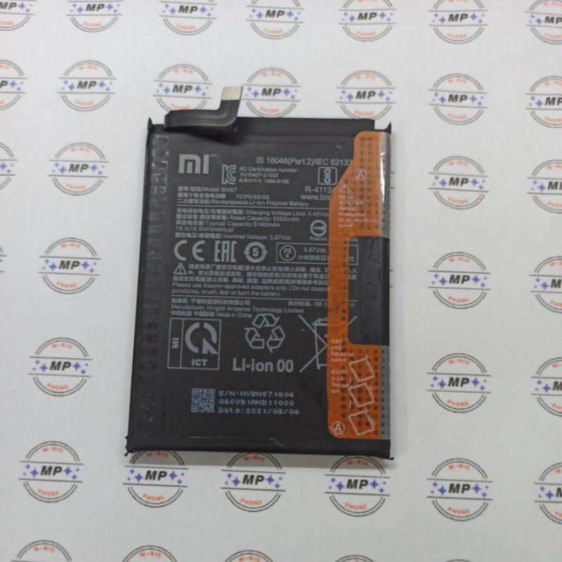 Jual BATERAI POCO X3 NFC X3 PRO BN57 ORIGINAL COPOTAN | Shopee Indonesia