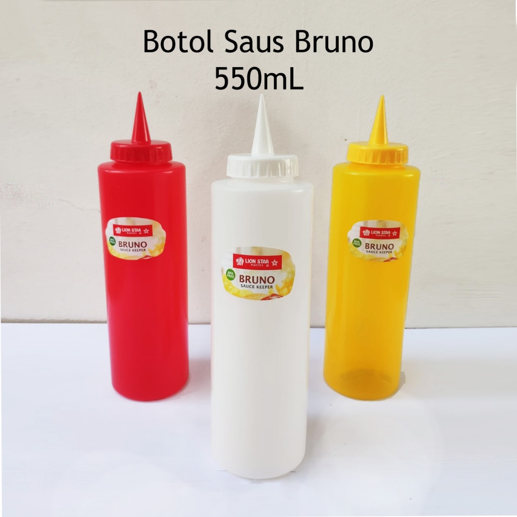 Jual Botol Sauce Lion Star - Botol Ketcup , Minyak - Bahan Tebal Tidak ...