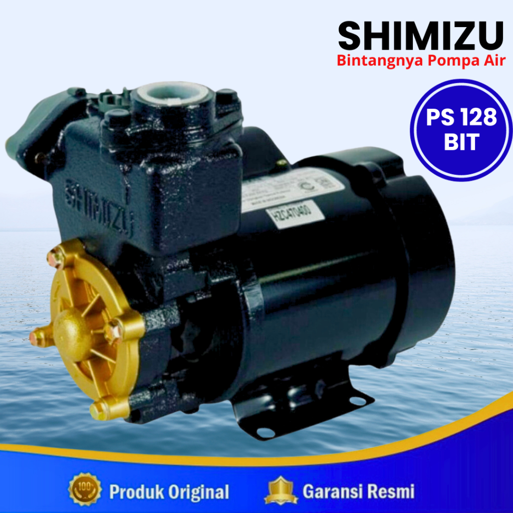 Jual Shimizu PS 128 BIT Pompa Air Sumur Pendorong Non Otomatis Pompa ...