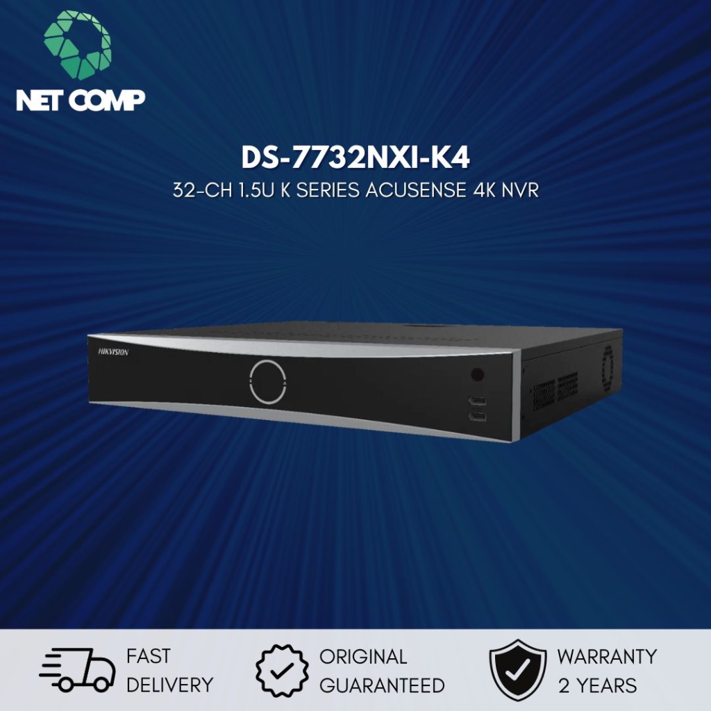 Jual HIKVISION DS-7732NXI-K4 NVR 32 CHANNEL ACUSENSE 4K FACE CAPTURE 4 ...