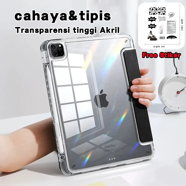 Jual Acrylic Case iPad Pro for iPad Air5 /Air4 Pro 11" M1/M2 Gen 7/8/9 ...