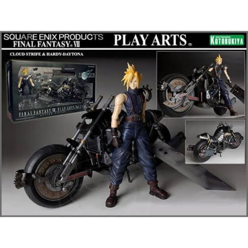 Jual Final Fantasy VII Play Arts Cloud & Hardy Daytona | Shopee Indonesia