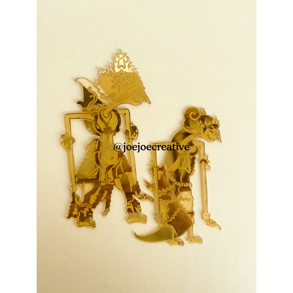 Jual WAYANG RAMA SHINTA AKRILIK GOLD BAHAN MAHAR PERNIKAHAN GUNUNGAN | Shopee Indonesia