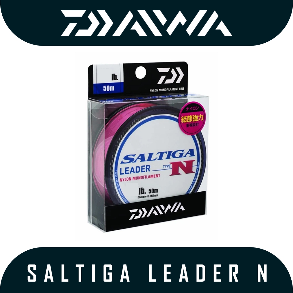 Jual Senar Pancing Leader Daiwa Saltiga Leader Type N Line 50m | Shopee ...