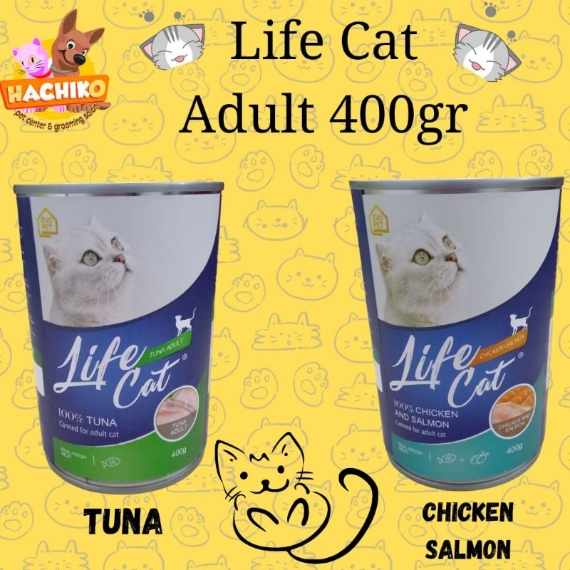 Jual Life Cat Kaleng 400gr/Life Cat Kitten 400gr/Life Cat Adult 400gr ...