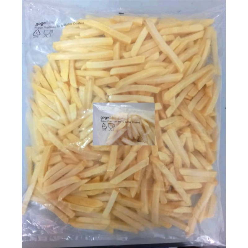Jual [FROZEN] Kentang GOGO shoestring, crinkle dan batter Coated 2kg ...