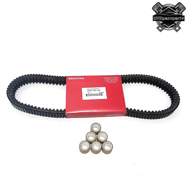 Jual Vanbelt Assy Roller Set Fan Belt V-Belt Assy Roller Set Genio Beat New Beat Street Beat ...