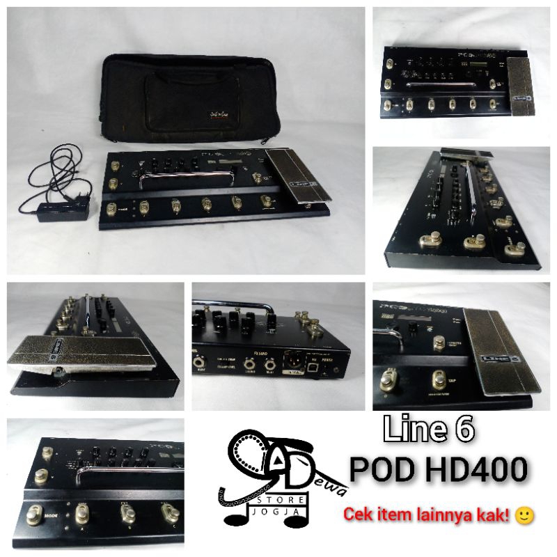 Jual LINE 6 POD HD 400 EFEK DIGITAL HD400 EFX MULTIEFEK KOLEGA XT X3 ...