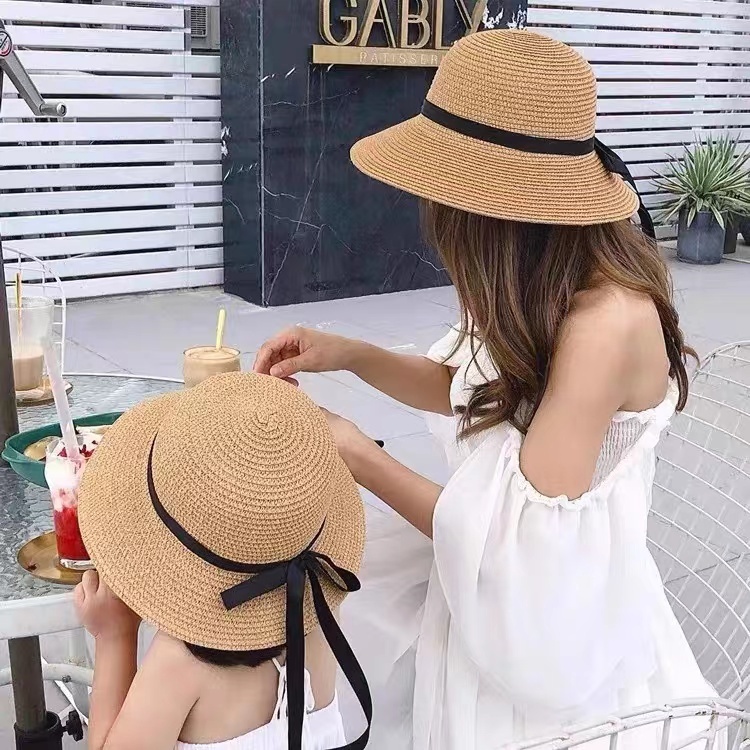 Jual Miss curiosity Topi Pantai Bahan Jerami Wanita Import - Topi Pantai Wanita Pelindung UV ...