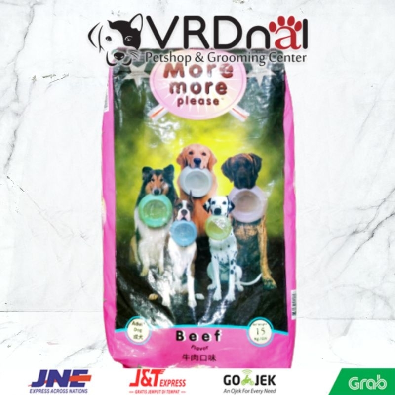 Jual More More Beef 20kg Dogfood | Shopee Indonesia