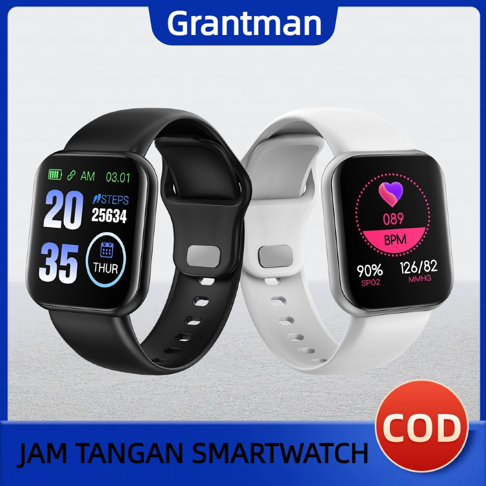 Jual Jam Tangan Smartwatch Pria Wanita Anak Pelacak Kebugaran Pedometer ...