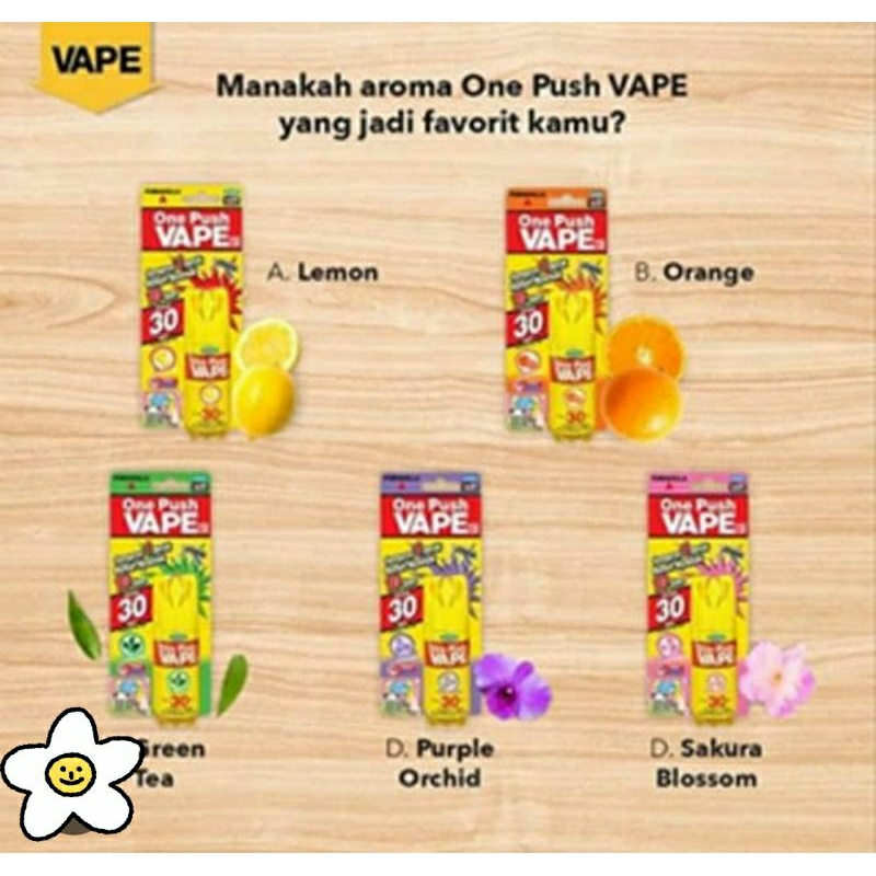 Jual fumakilla one push vape obat anti nyamuk | Shopee Indonesia
