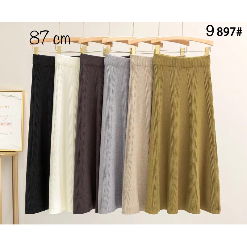 Jual Rok Rajut Panjang, Import, Premium, Panjang 87 cm, Bahan Halus ...