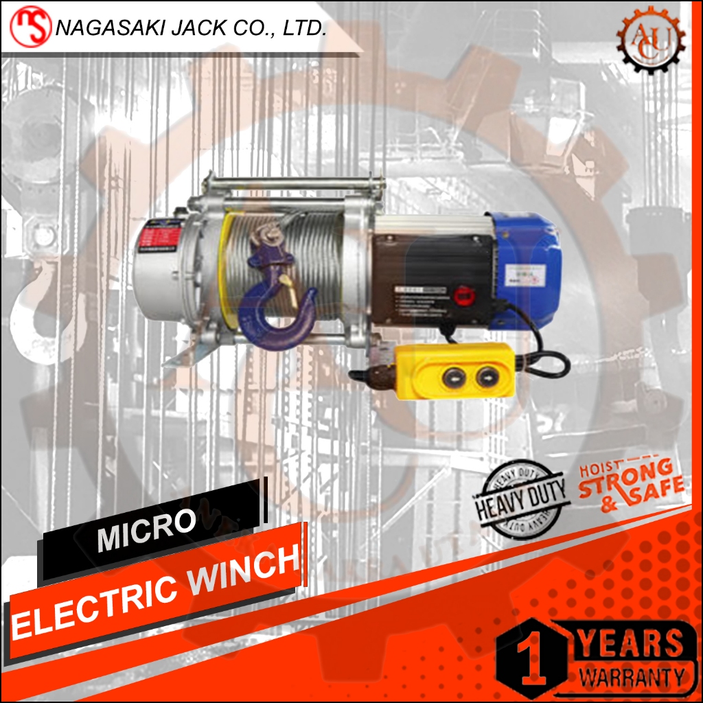 Jual Electric Winch Hoist 2000 Kg x 30 Mtr Nagasaki Japan , Electric ...