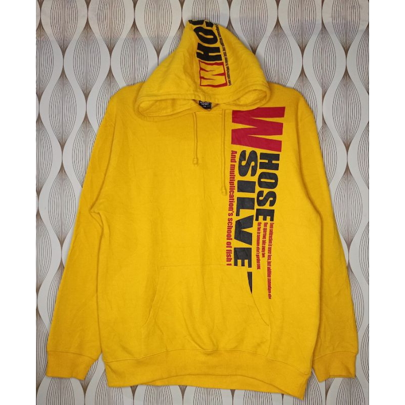 Jual Hoodie Brand Zeky Warna Kuning Sablon | Shopee Indonesia