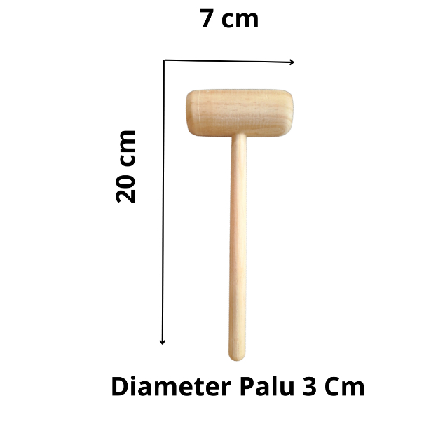 Jual Palu kayu ecoprint ukuran sedang murah berkualitas | Shopee Indonesia