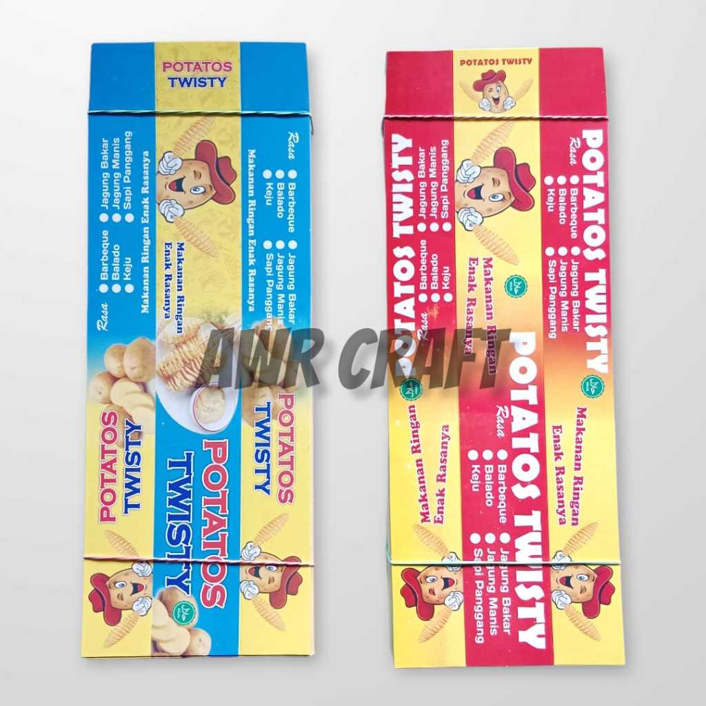 Jual kertas kemasan kentang spring/ulir/potatos TERBARU ISI 100 LEMBAR ...