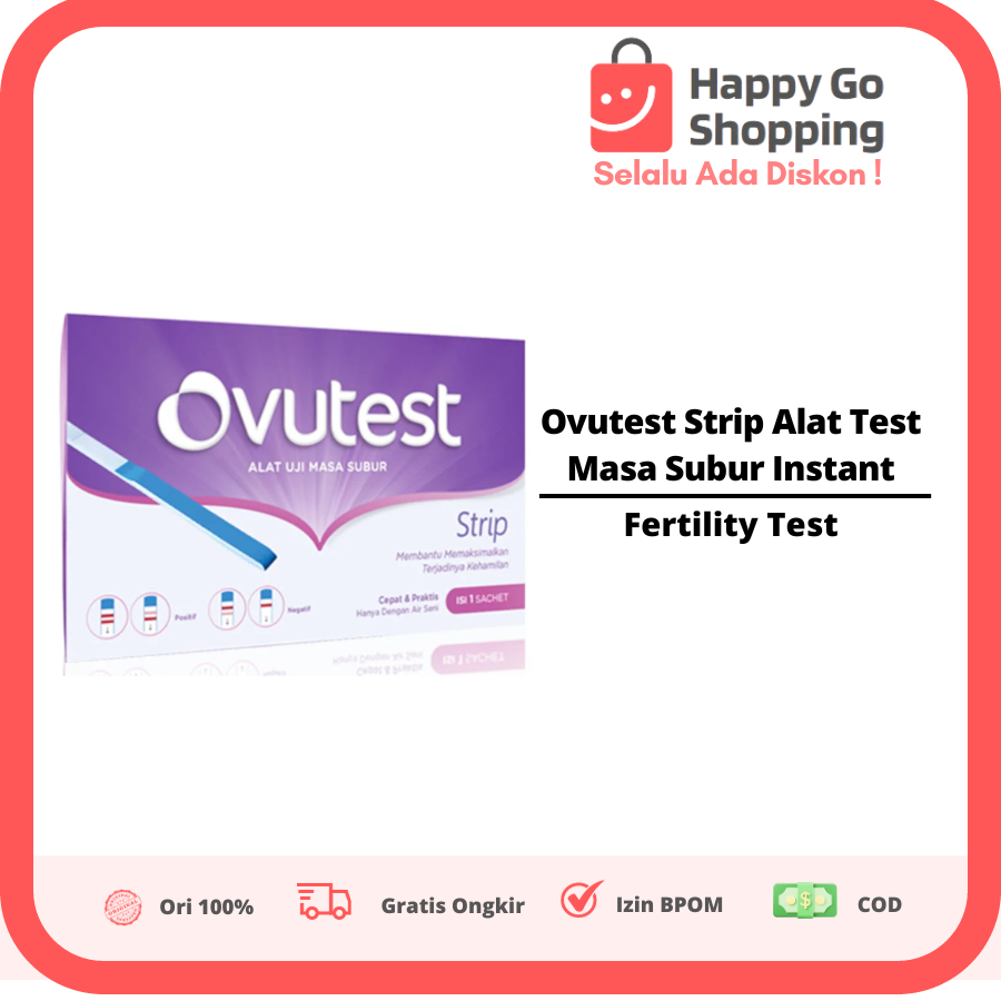 Jual Ovutest Strip Alat Test Masa Subur Instant | Shopee Indonesia