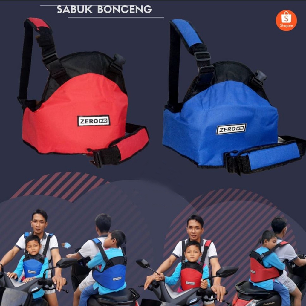Jual Zerokid Sabuk Bonceng Boncengan Anak Di motor Sabuk Bonceng ...