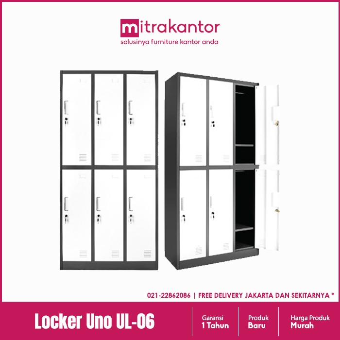 Jual Locker Besi 6 Pintu Uno UL-06 | Shopee Indonesia
