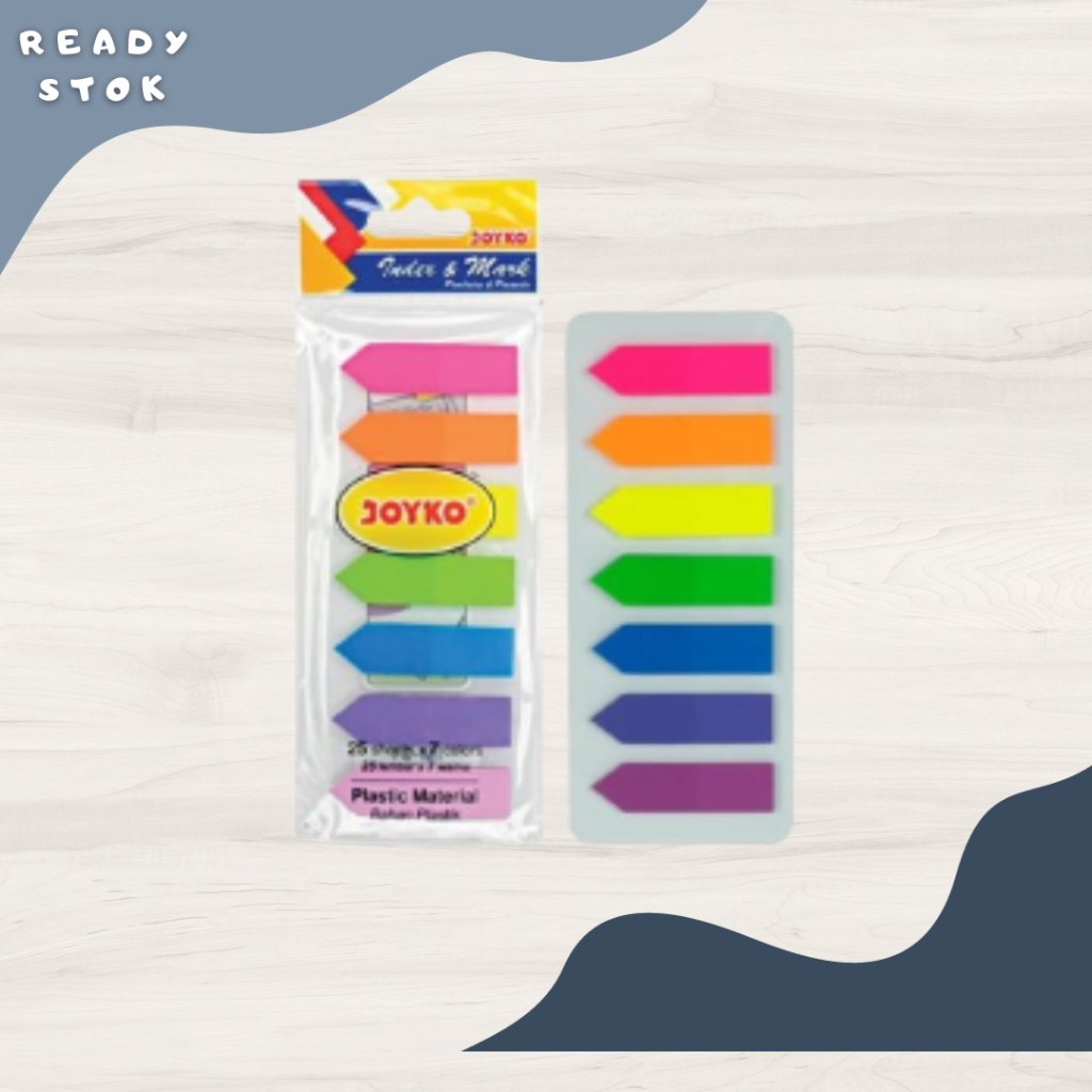 Jual Pembatas Buku / Pembatas Plastik /Pembatas Penanda / Index & Memo ...