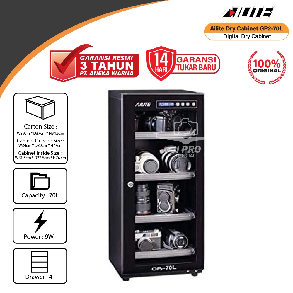Jual Ailite Dry Cabinet GP2-70L Dry Box 70L Garansi Resmi | Shopee Indonesia