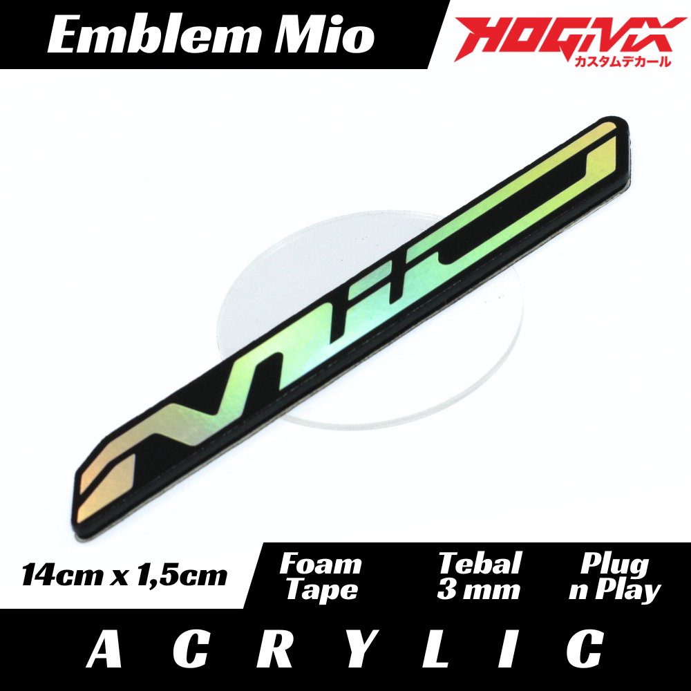Jual Emblem Motor MIO THAI Logo Bahan Akrilik Hologram | Shopee Indonesia