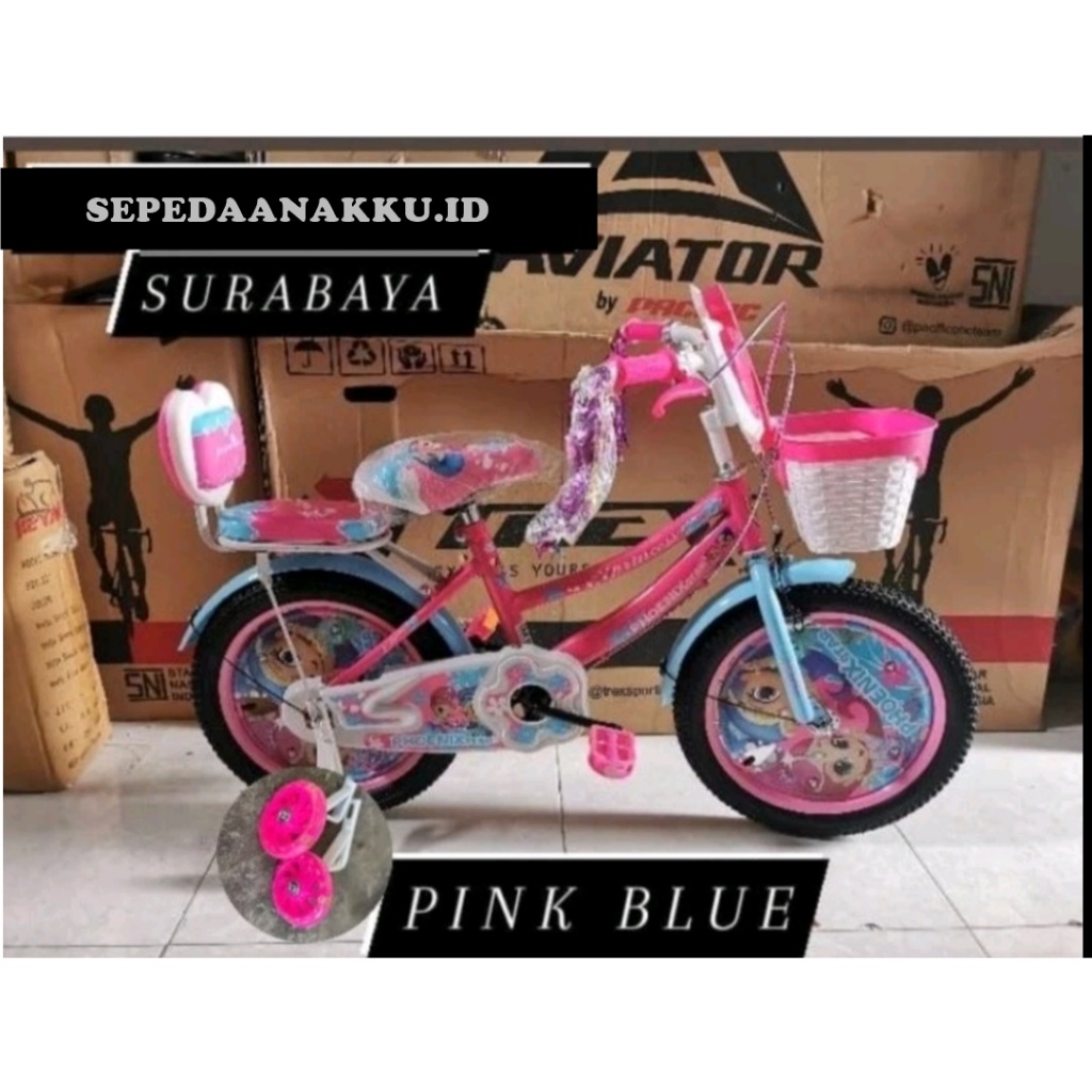 Jual SEPEDA ANAK KERANJANG MINI 16 PHOENIX STAR BONCENGAN SEPEDA ANAK ...