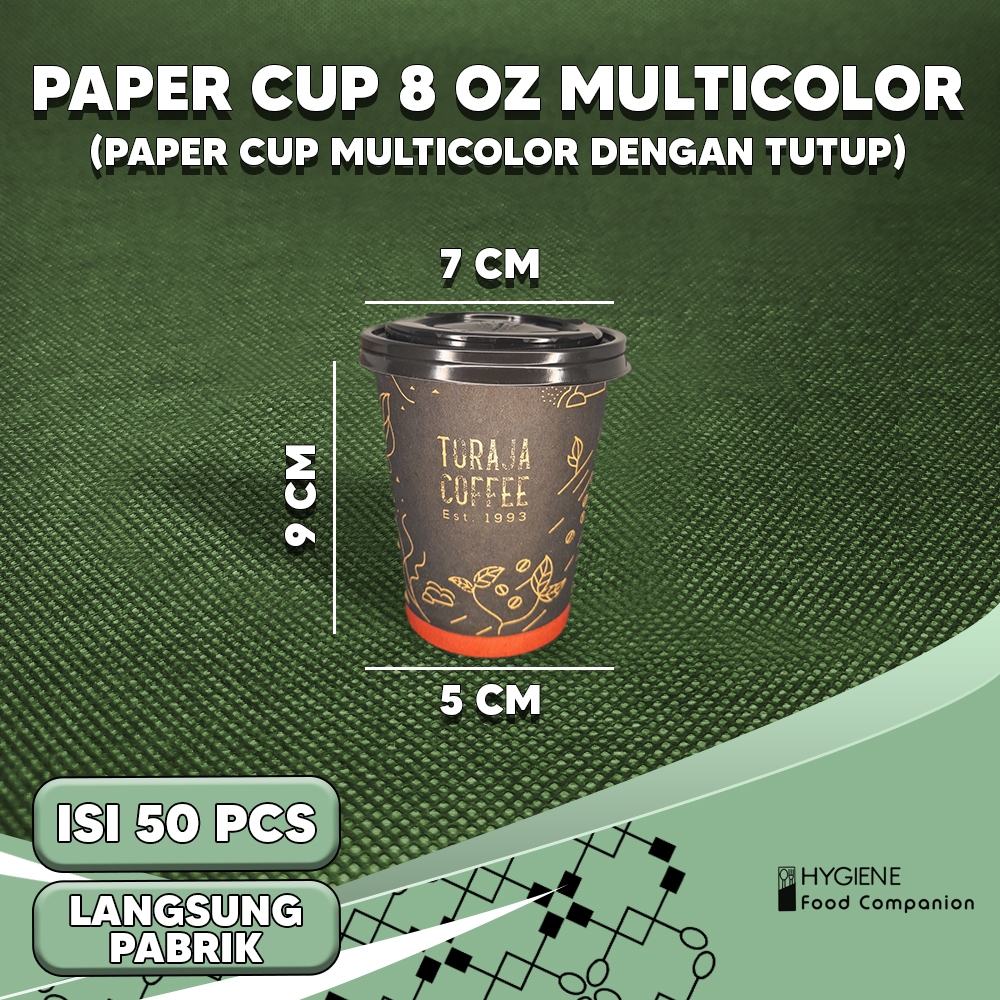 Jual Paper Cup Motif Tahan Panas / Gelas Kertas Minuman/ Paper Cup ...
