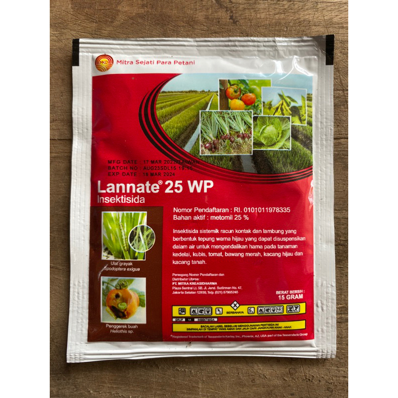 Jual insektisida lannate 25wp 15 gram | Shopee Indonesia