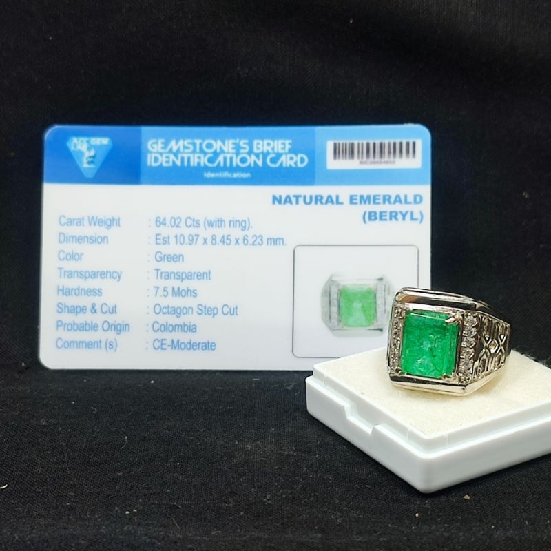 Jual BATU EMERALD BERYL ZAMRUD COLOMBIA ASLI NATURAL BERSERTIFIKAT SIAP ...