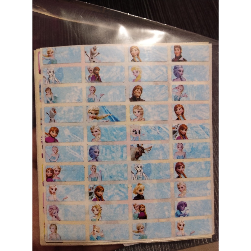 Jual Stiker Label Nama Anti Air - Waterproof Sticker Name Label ...