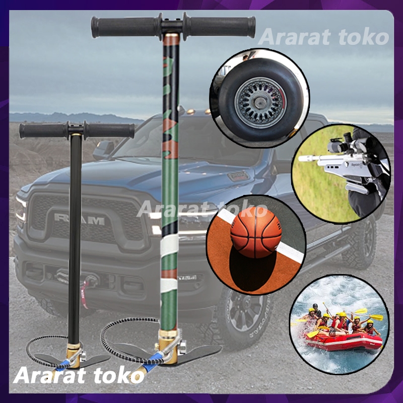 Jual 【Tekanan Tinggi】POMPA PCP BARRACUDA 4 STAGE MANOMETER 6000 PSI ...