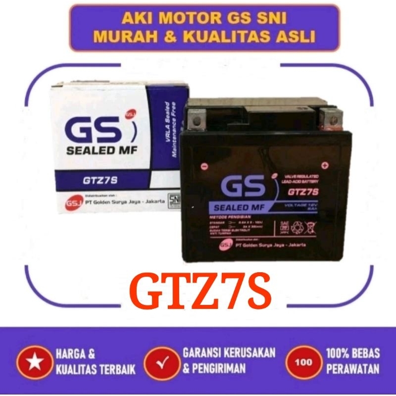 Jual Aki Motor Honda Scoopy ISS SNI Kering (GTZ7S) | Shopee Indonesia