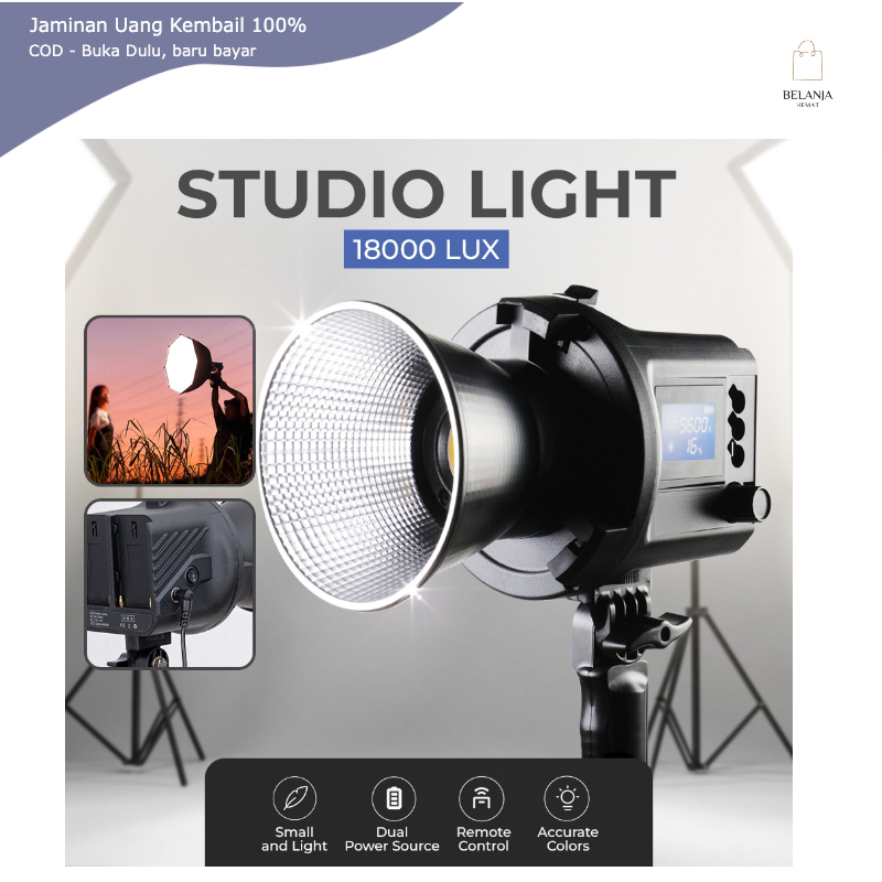 Jual Lampu Flash Studio Outdoor Fill Light Handheld 2 in 1 Color 60W ...
