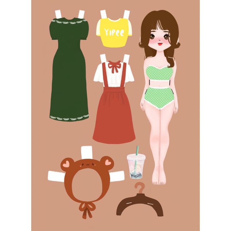 Jual PAPER DOLL MAINAN KERTAS BP BPAN PAPERDOLL ORANG ORANGAN BP MAINAN ...