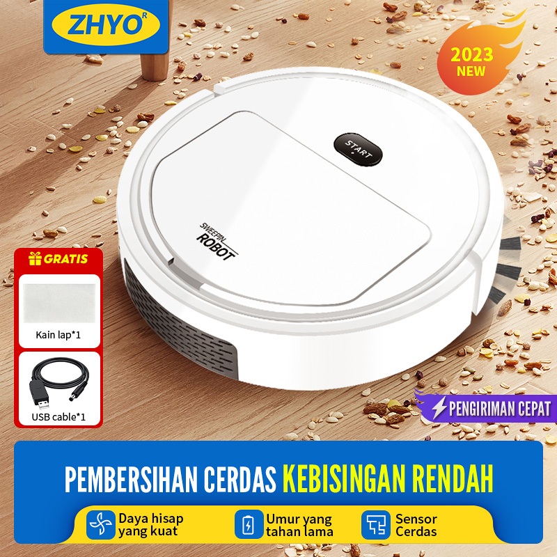 Jual Smart Sweeping Robot 3 In 1 Sapu Portable Penyedot Debu Rumah Pel Pembersih Debu Lantai ...