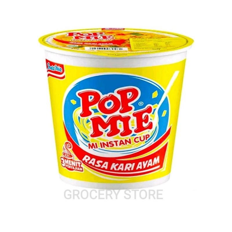 Jual Pop Mie Cup Rasa Kari Ayam Kemasan 75gr ( Satuan ) | Shopee Indonesia